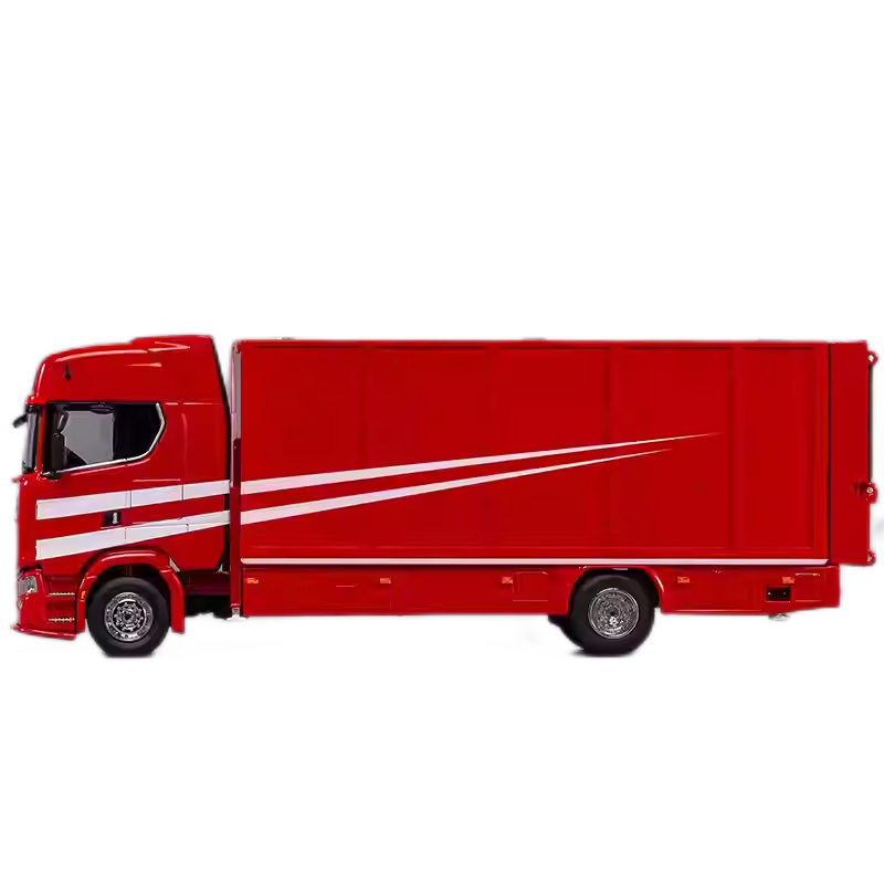 GCD 1:64 Scania S730 Superme Alloy Wing-Opening Diecast Transport Truc ...