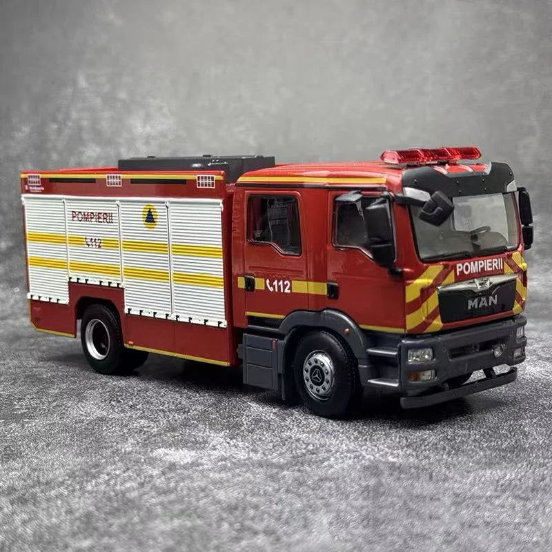 1:43 MAN Rescue Fire Truck Model | German Diecast Emergency Vehicle ...