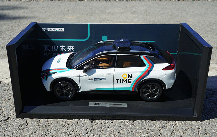 Original 1:18 AION V Robotaxi Ruqi car Model metal new energy alloy ca ...