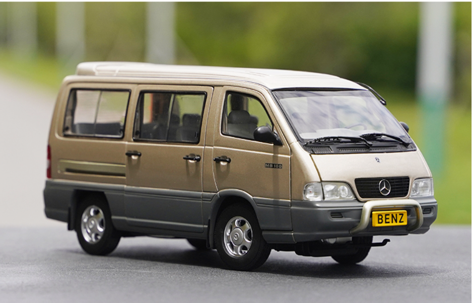 Original factory 1:24 Mercedes MB100 Estana Huizong commercial vehicle ...
