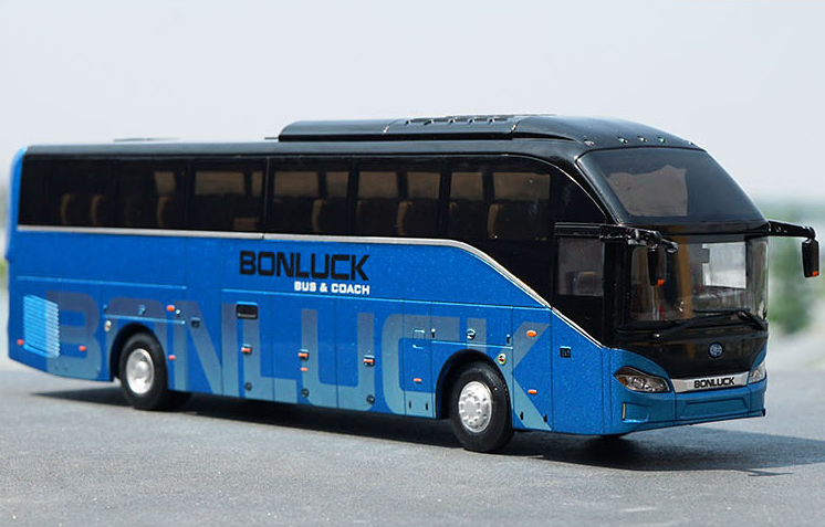Original factory authentic 1:42 Scale Blue Diecast Bonluck Falcon LX C ...