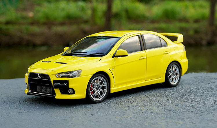 Original factory authentic 1:18 MITSUBISHI LANCER evolution X 10 X die ...