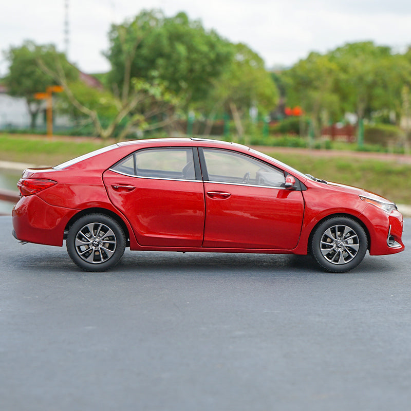 1:18 Scale Diecast Model Cars Toyota Levin 2017 versin in red/orange f ...
