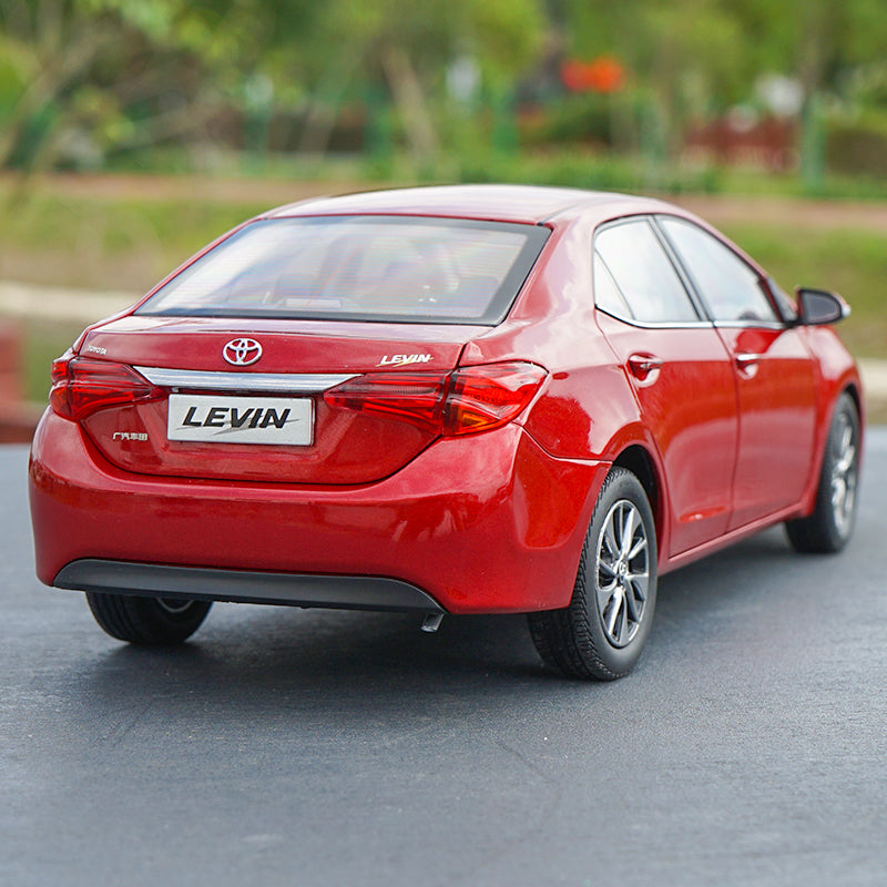 1:18 Scale Diecast Model Cars Toyota Levin 2017 versin in red/orange f ...