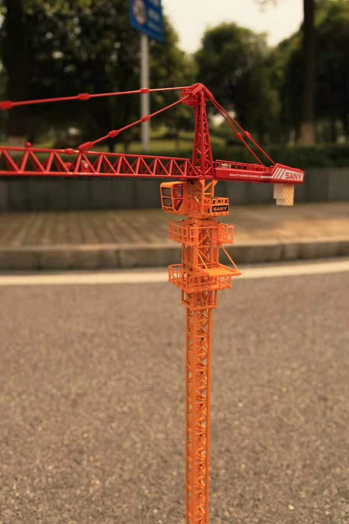 Original factory high classic diecast 1/75 Scale SANY TOWER CRANE Mode ...