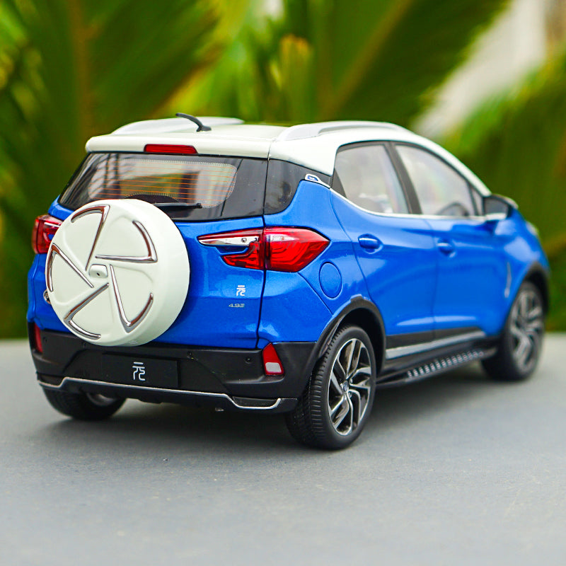 Diecast Car Model BYD Yuan 1:18 (Blue & White) + SMALL GIFT! – Classic ...