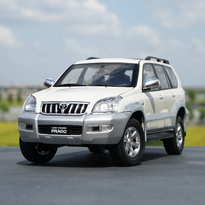 Original factory authentic 1:18 FAW toyota Prado GX 2008 diecast off-r ...