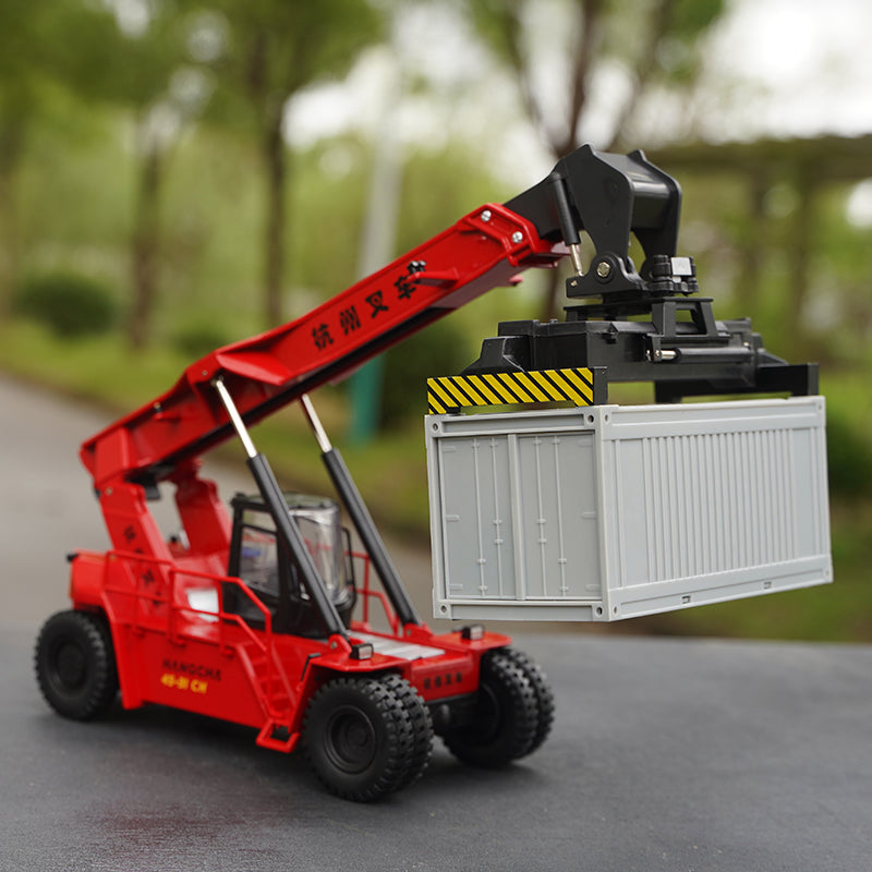 Original factory 1:50 Hangcha 45-31CN Diecast container crane model, a ...