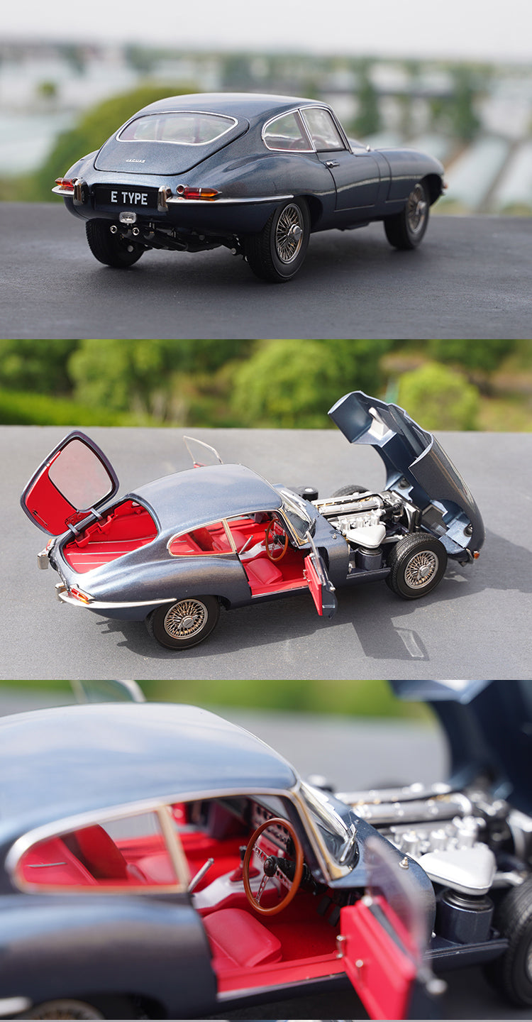 Classic 1:18 Kyosho Jaguar E-type diecast car model alloy Classic 1:18 Kyosho Jaguar E-type diecast car model alloy
