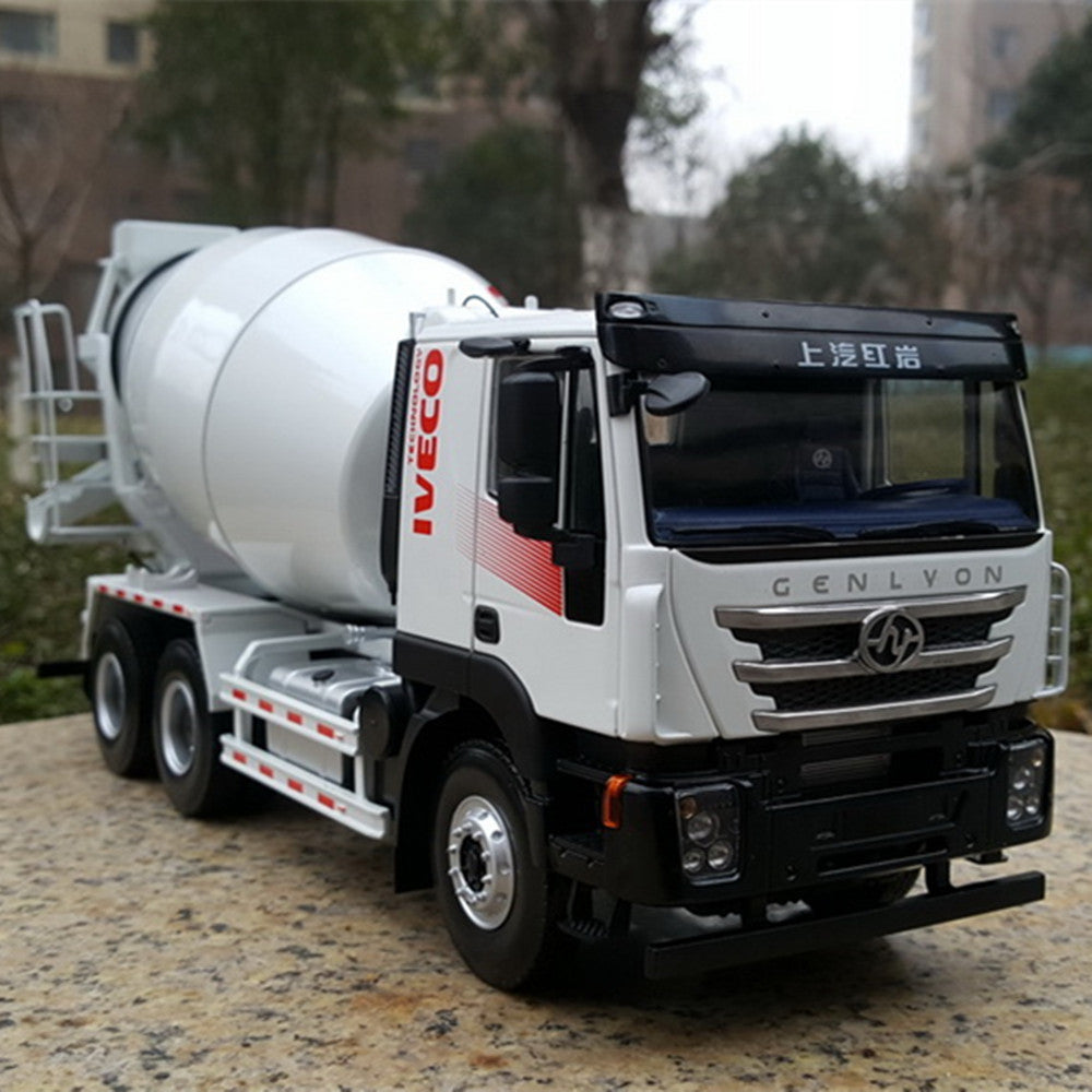 Original Authorized Authentic 1/24 SAIC Hongyan Iveco Genlvon Concrete ...