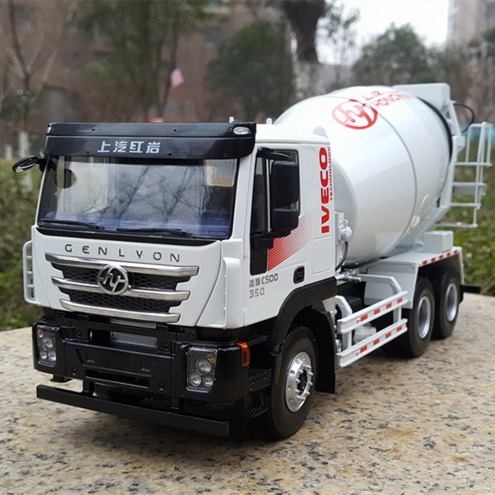 Original Authorized Authentic 1/24 SAIC Hongyan Iveco Genlvon Concrete ...