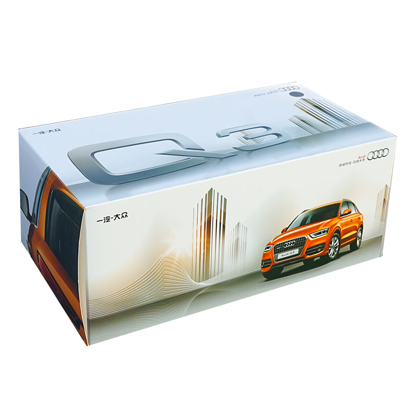 Original factory 1:18 Audi Q3 SUV car model black classic toy models f ...