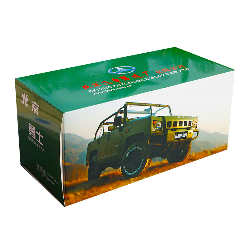 Original factory 1:18 BJC China Beiqi Warrior BJ2022JC Diecast off-roa ...