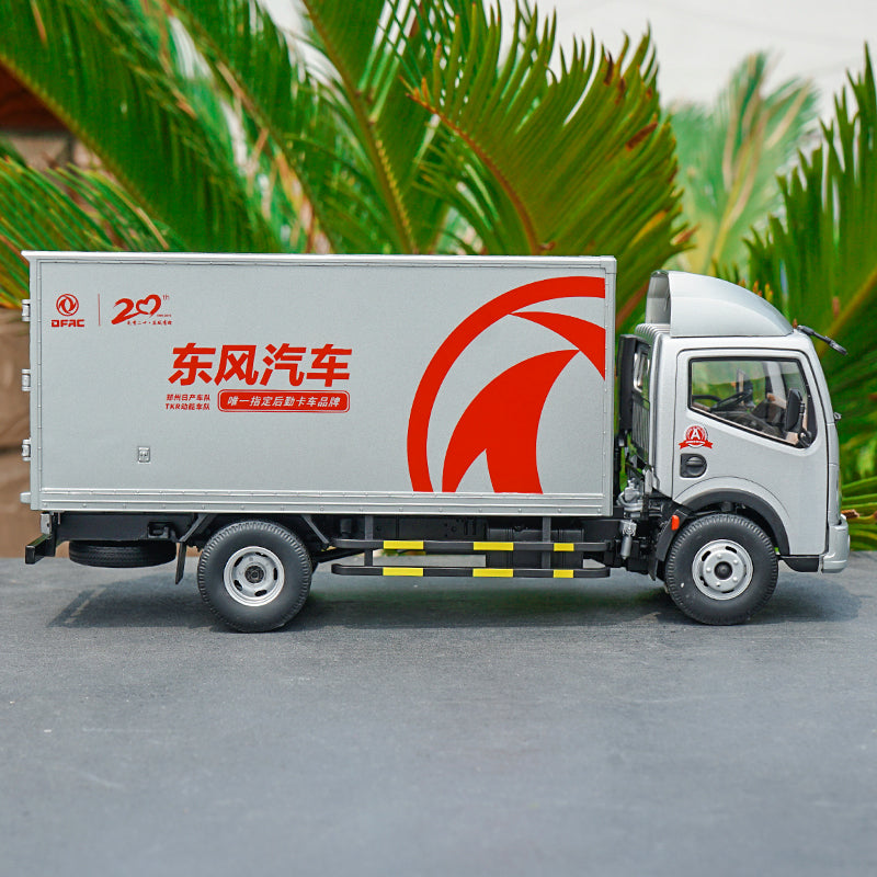 Original metal 1/24 DFAC captain container truck model, zinc alloy lig ...