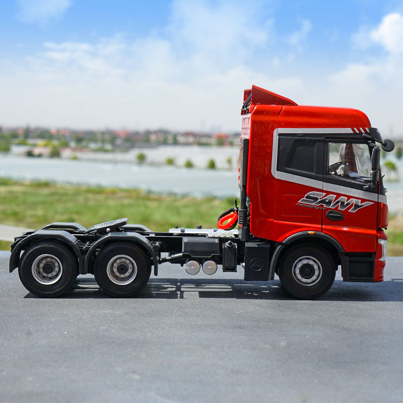 Original factory 1:24 Diecast SANY tractor Truck Models Yingjie Versio ...