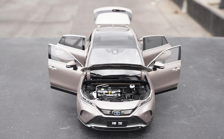 Original factory 1:18 TOYOTA HARRIER diecast car model for gift, colle ...